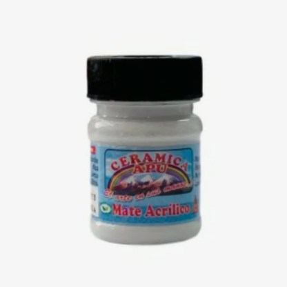 PINTURA "APU" MATE ACRILICO BLANCO 30ML (400A) - Chang.pe