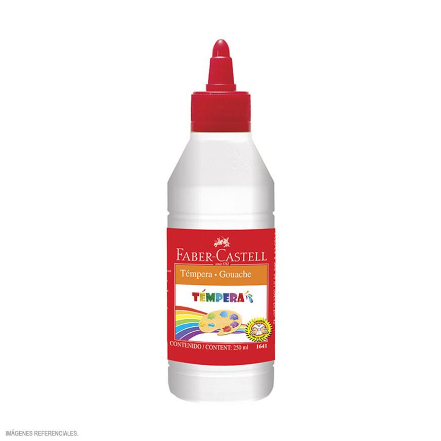 TEMPERA FABER 250ML BLANCO - Chang.pe